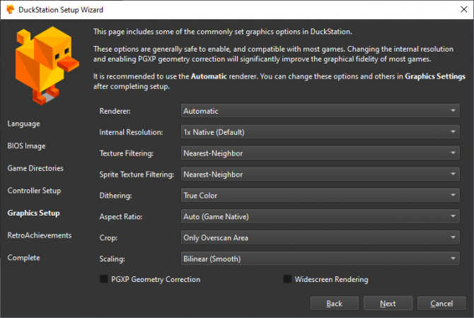 Duckstation - Sinden Lightgun