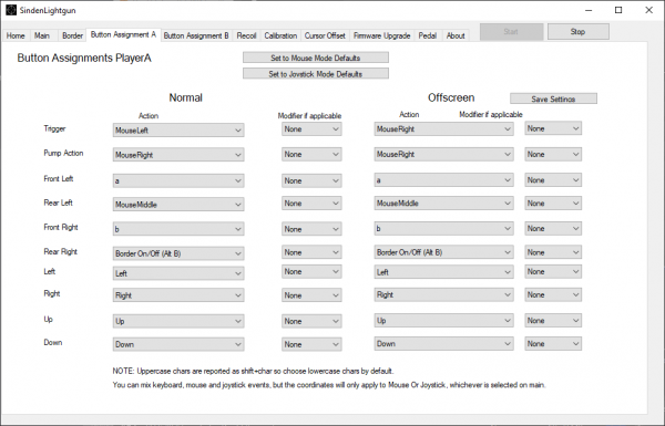 Duckstation - Sinden Lightgun