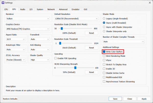 RPCS3 - Sinden Lightgun